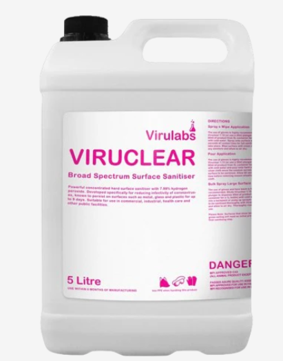 Viruclear - Broad Spectrum Surface Sanitiser 5L – Oceania Medical New ...